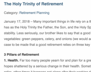 The Holy Trinity of Retirement – Retirement Blog | the-holy-trinity-of ...