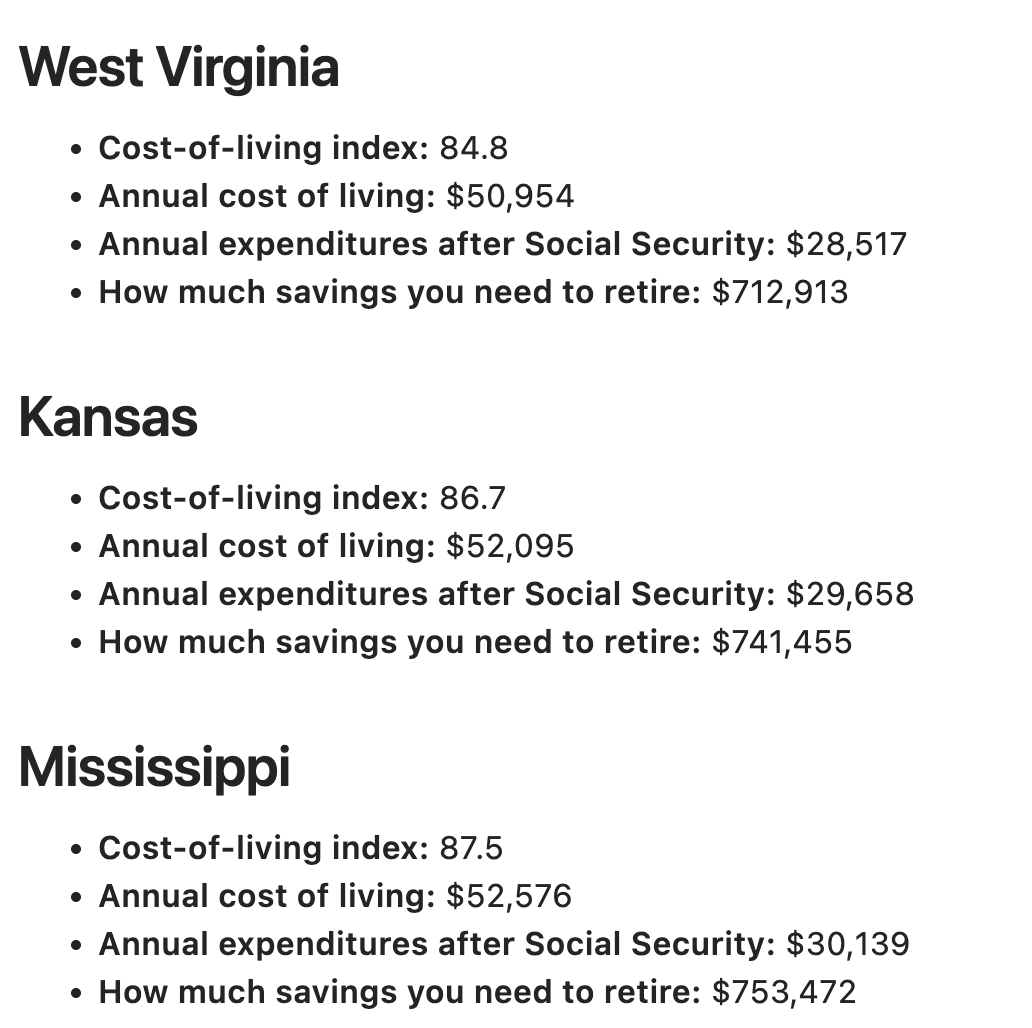 Looking for a State Where Your Savings Go the Furthest? – Retirement ...